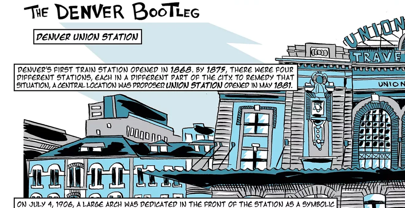 A Brief Cartoon History of Denver's Union Station | Westword