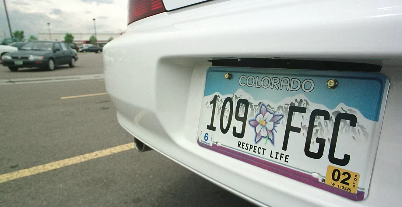 Bad Ideas for Denver License Plates | Westword