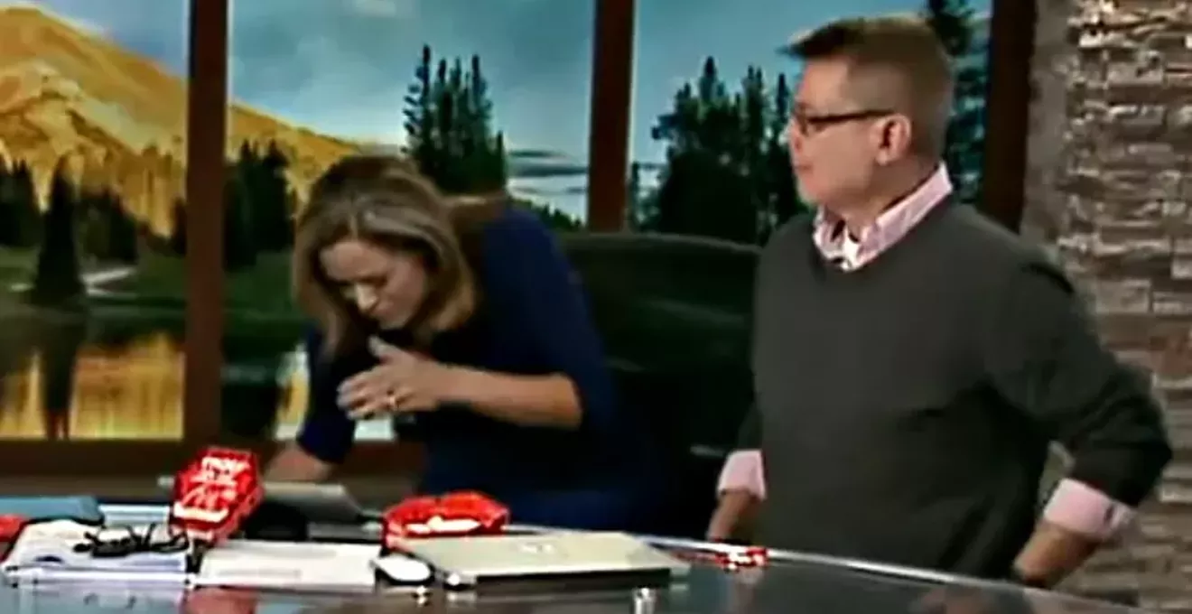 Natalie Tysdal Vomits Live on Channel 2's Daybreak | Westword