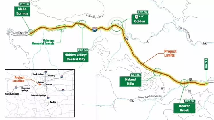 Floyd Hill Interstate 70 Mountain Corridor Project Preview | Westword