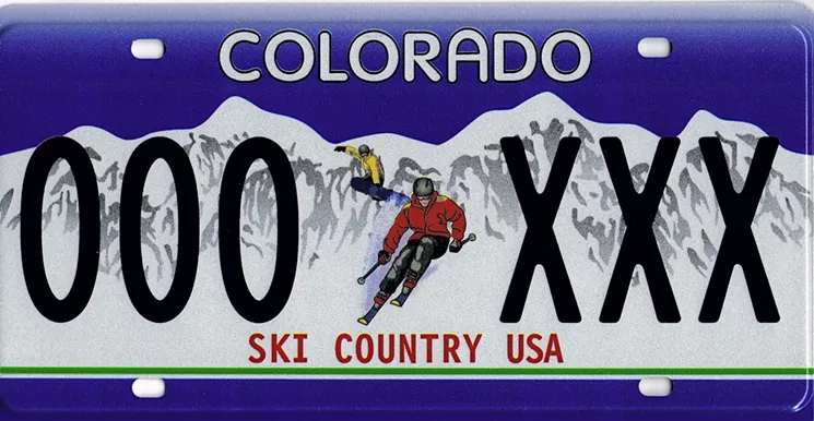 Colorado Special License Plates: Most and Least Popular | Westword