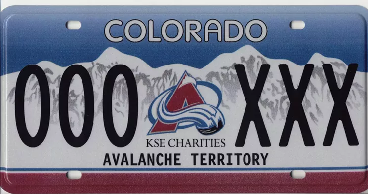 Colorado Special License Plates: Most and Least Popular | Westword