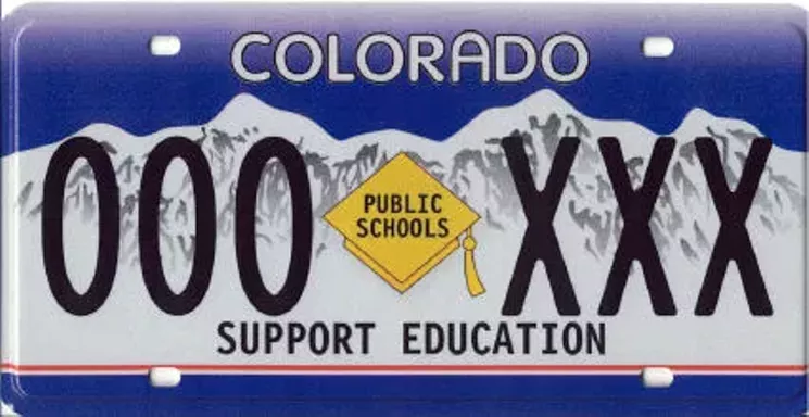 Colorado Special License Plates: Most and Least Popular | Westword