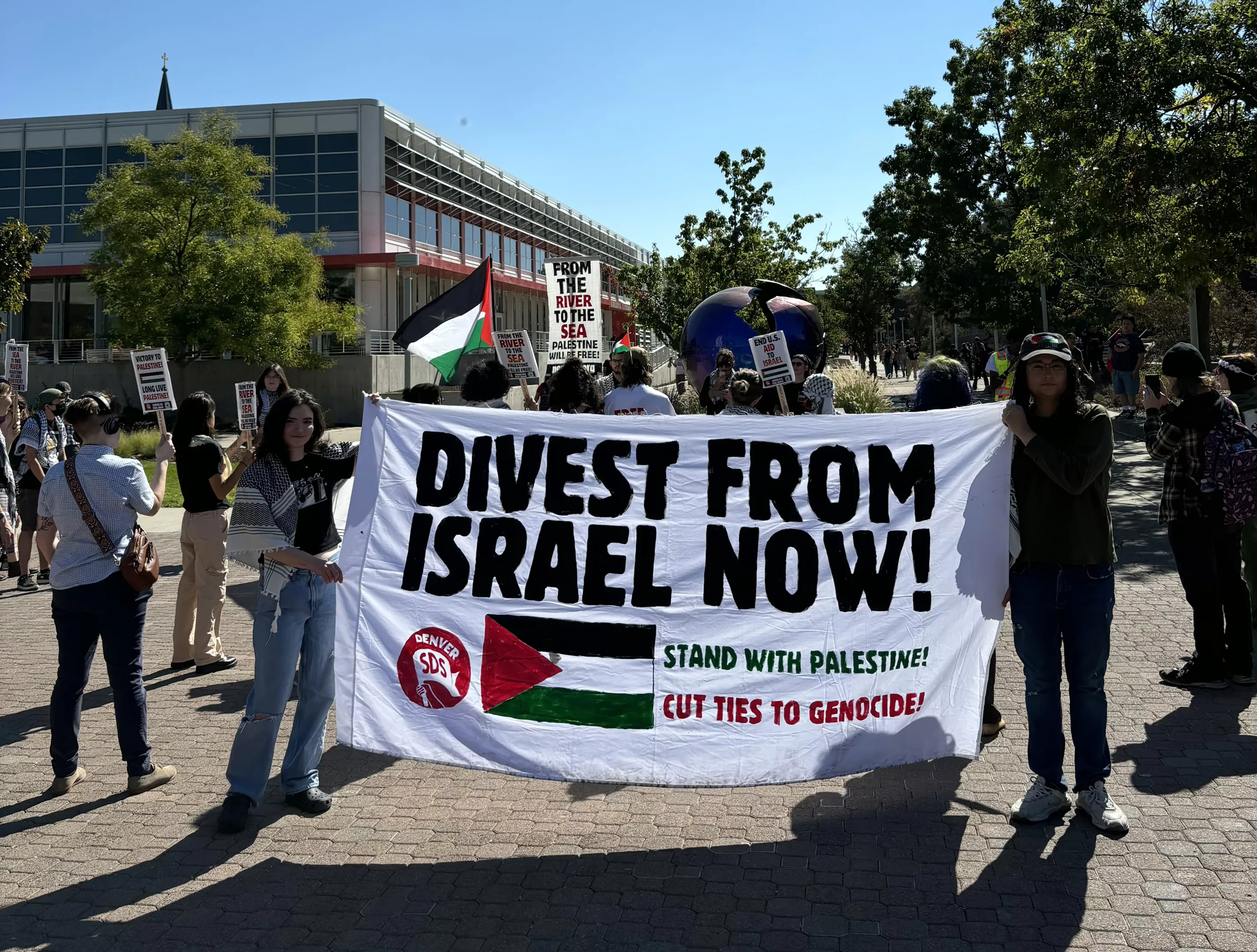 Pro-Palestine Protests Return to Denver College Campus | Westword