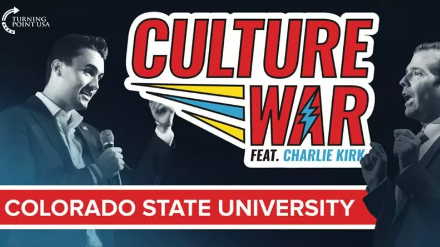 Donald Trump Jr. and Charlie Kirk at CSU Preview | Westword